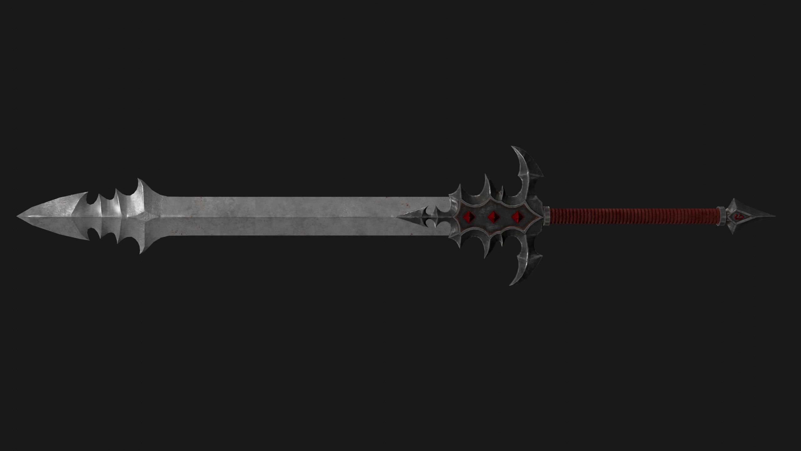 3D model fantasy sword PBR VR / AR / low-poly | CGTrader