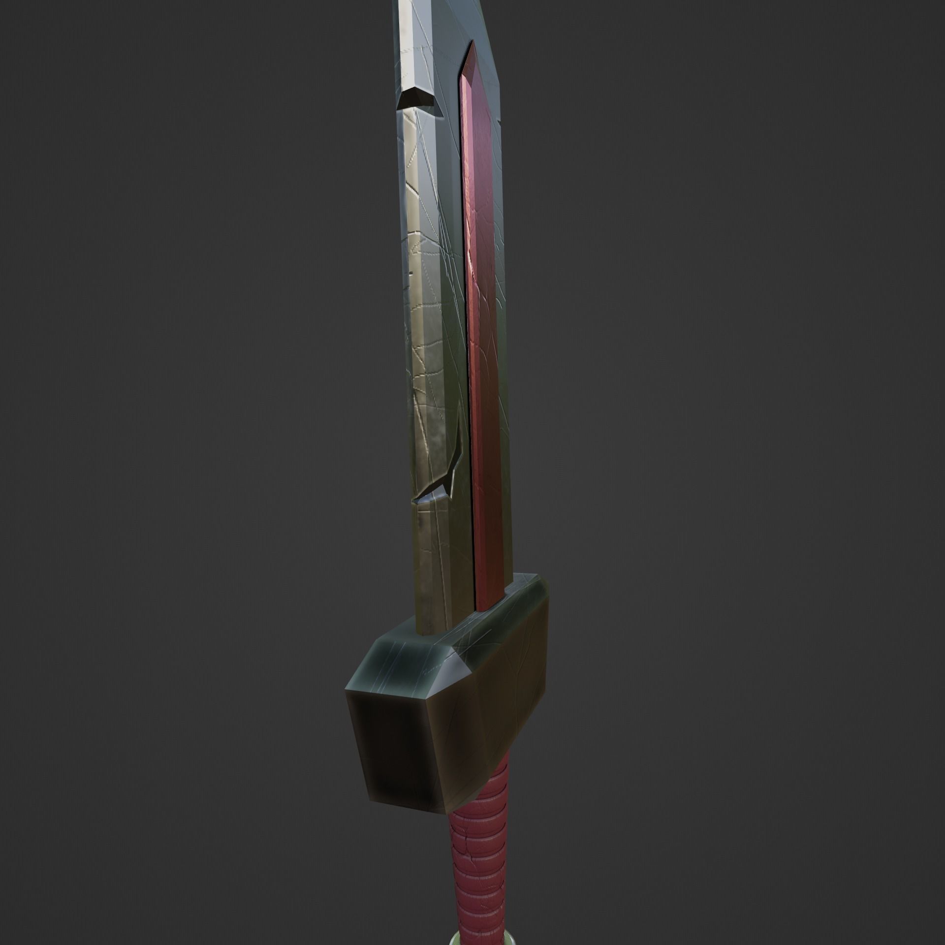 3D model Low Poly Fantasy Sword VR / AR / low-poly | CGTrader