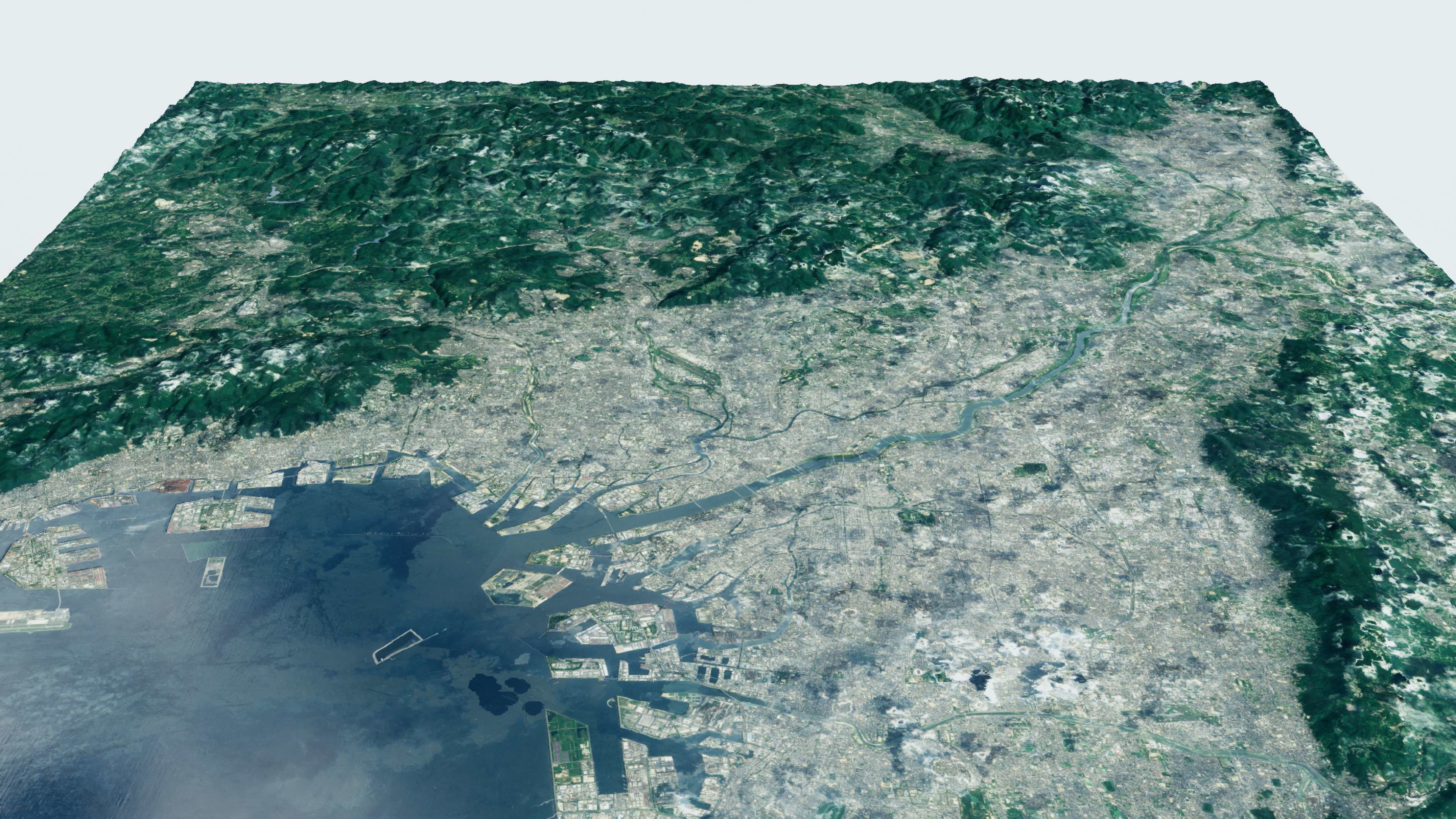 Osaka Japan City Landscape 3D Model 3D model | CGTrader
