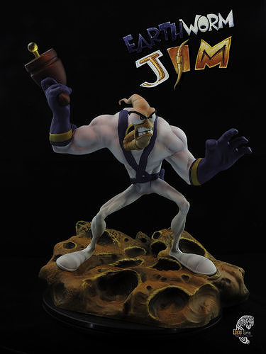 Earth Worm Jim 3D model 3D printable | CGTrader