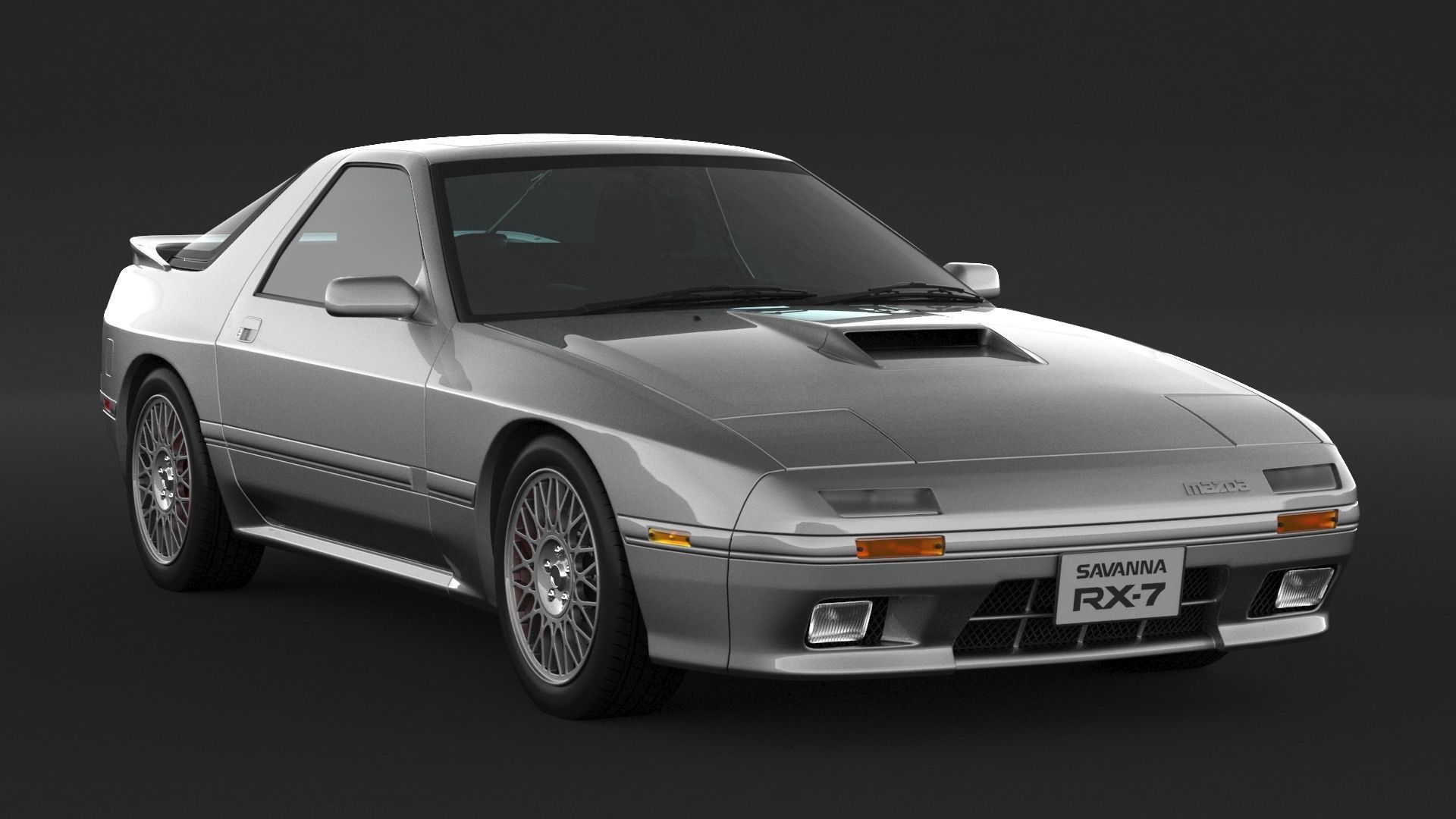 Mazda RX-7 FC3S S5 3D model | CGTrader