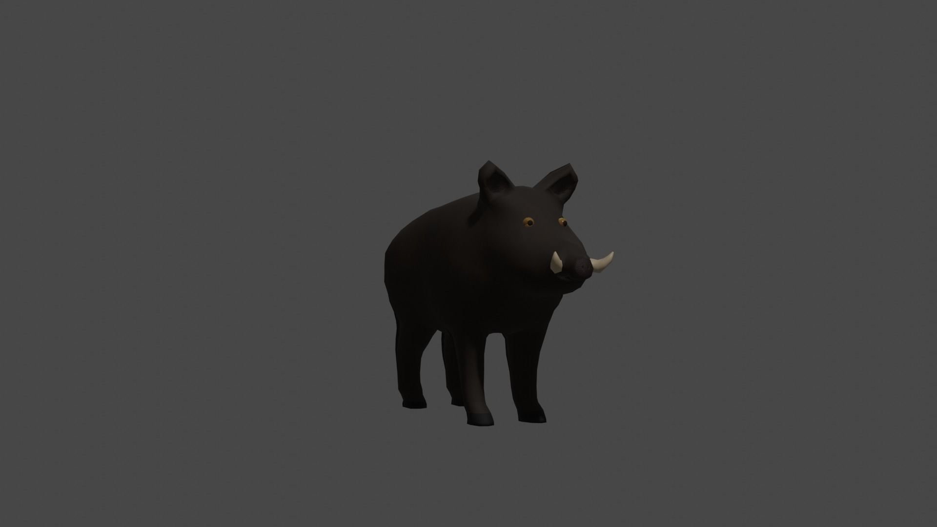 3D model LowPoly Boar VR / AR / low-poly | CGTrader