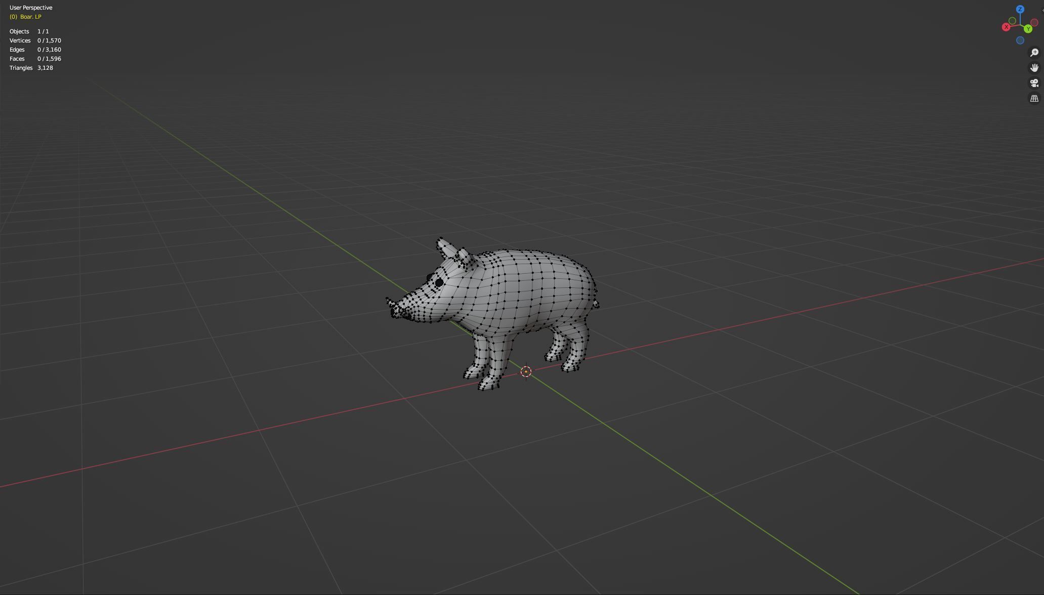 3D model LowPoly Boar VR / AR / low-poly | CGTrader