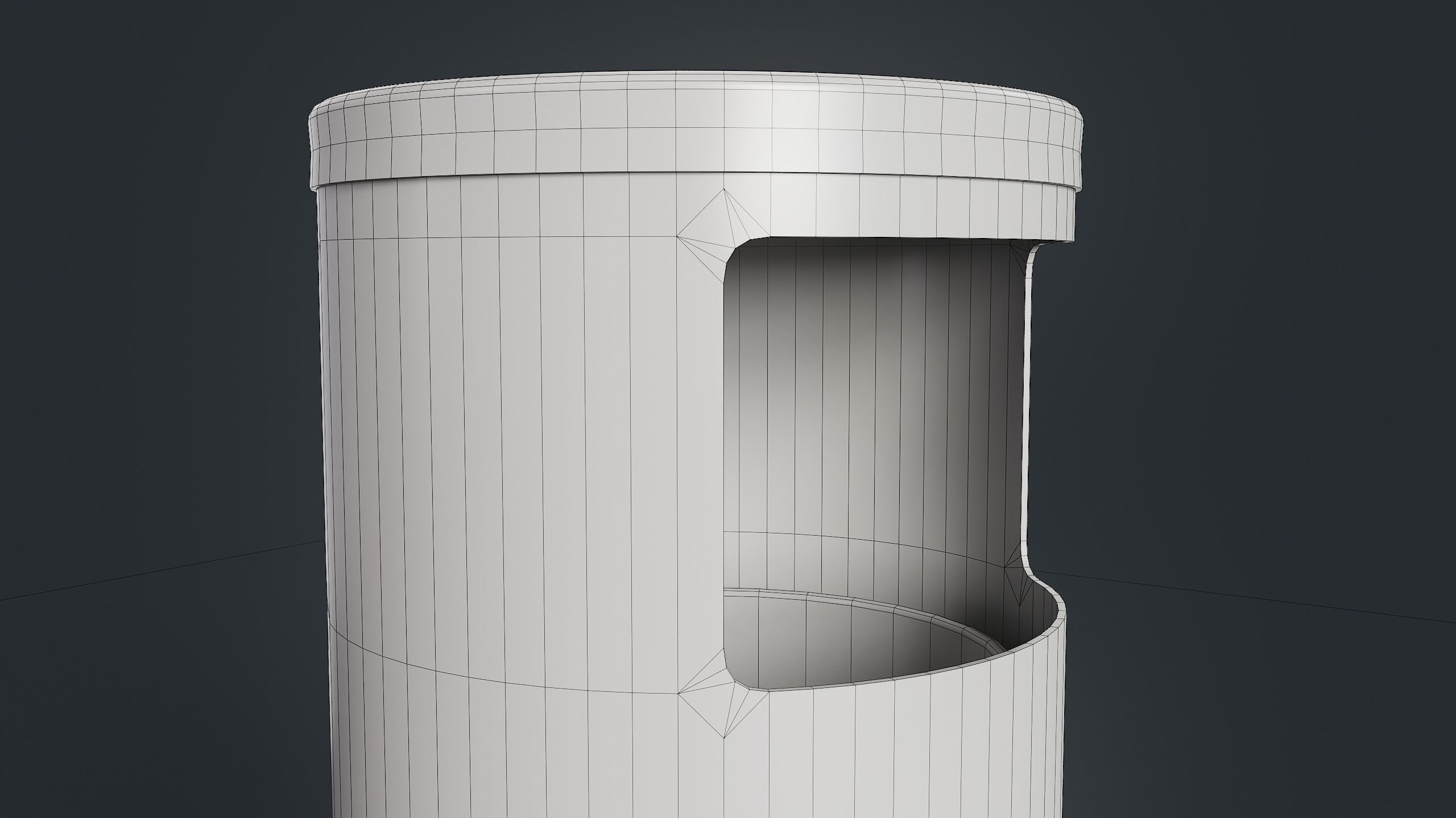 3D model Street Trash Can 1 PBR Game Ready VR / AR / low-poly | CGTrader