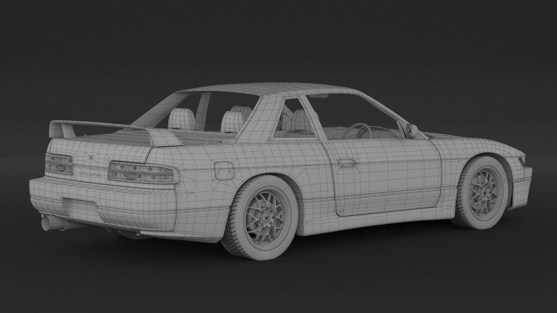 Nissan Silvia S13 3D model | CGTrader