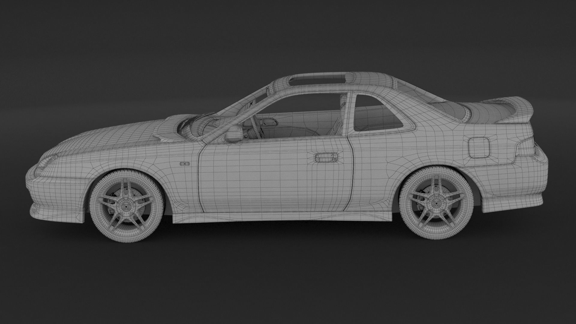 Honda Prelude 3D model | CGTrader