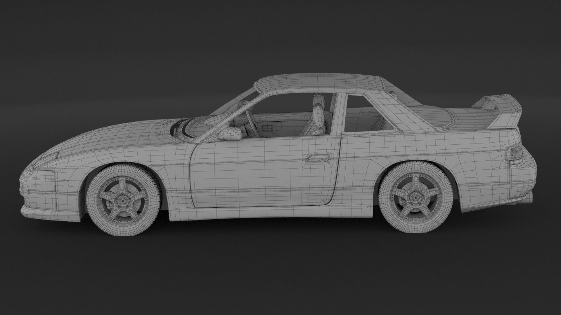 Nissan Silvia S13 Onevia 3D model | CGTrader