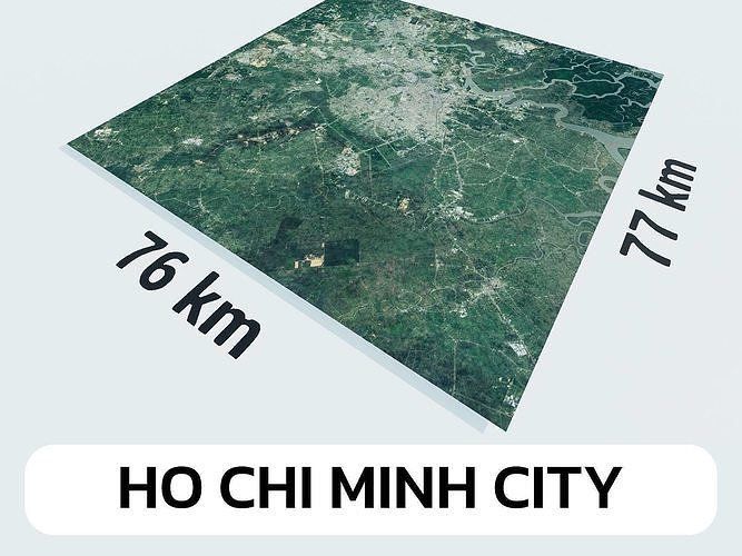 Ho Chi Minh City Vietnam City Landscape 3D Model 3D model | CGTrader