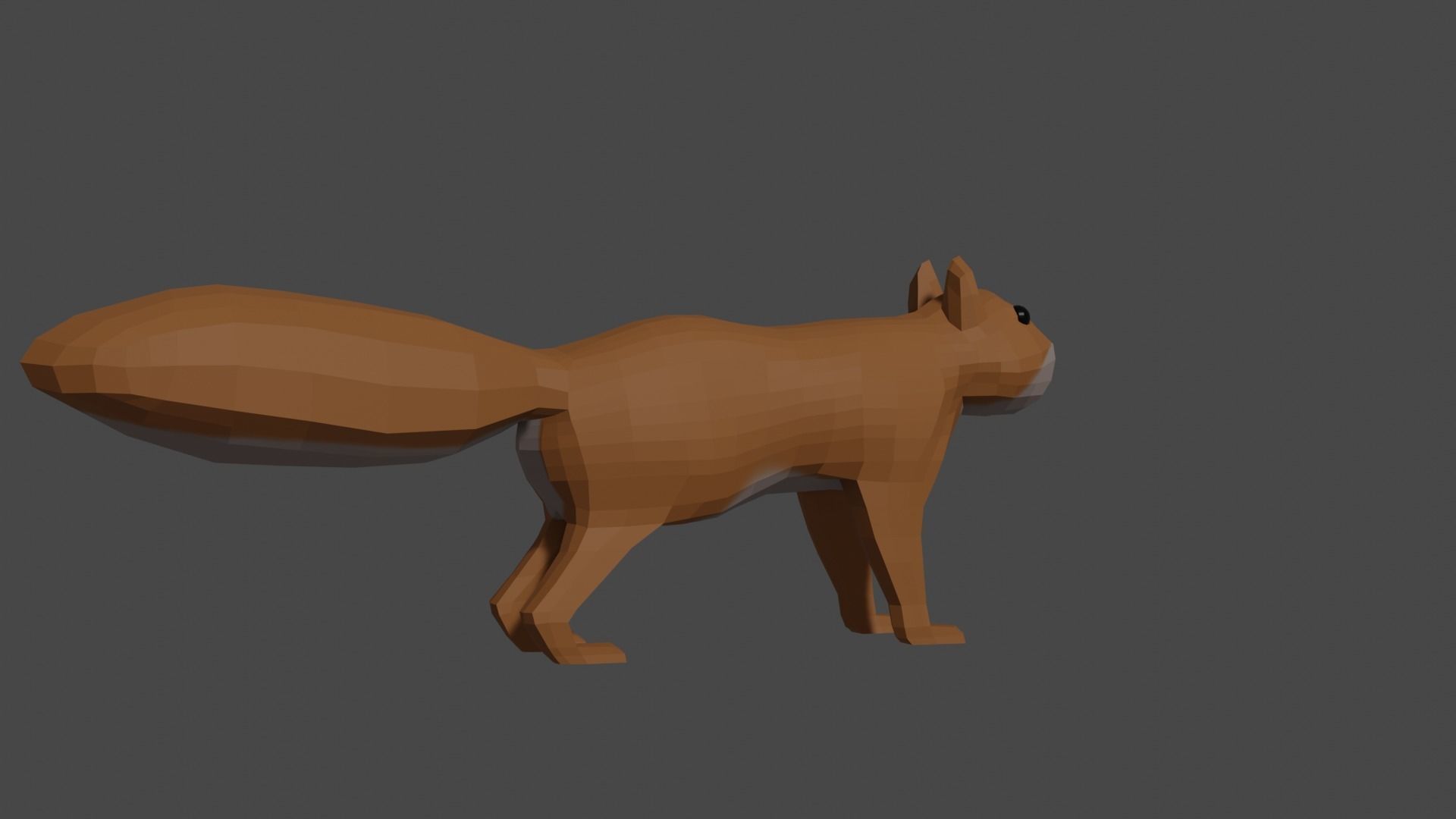 3D model LowPoly Squirrel VR / AR / low-poly | CGTrader