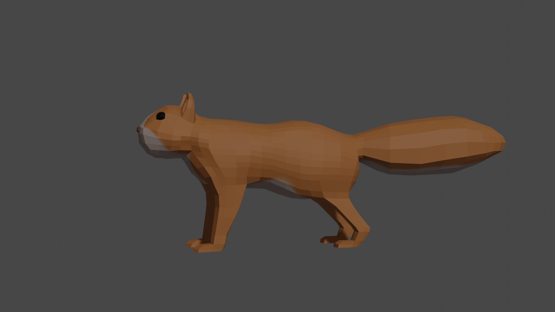 3D model LowPoly Squirrel VR / AR / low-poly | CGTrader