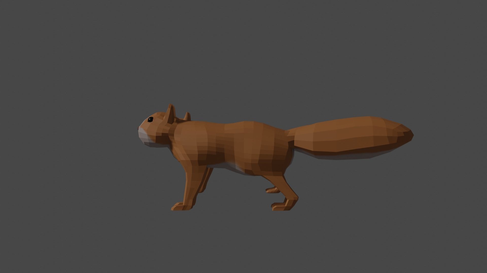3D model LowPoly Squirrel VR / AR / low-poly | CGTrader