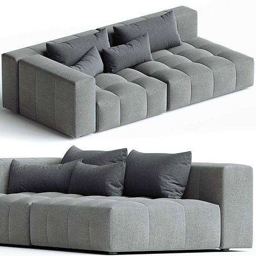 Bubble Soft 240x120cm modular sofa 3D model | CGTrader