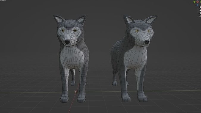 3D model LowPoly Wolf VR / AR / low-poly | CGTrader