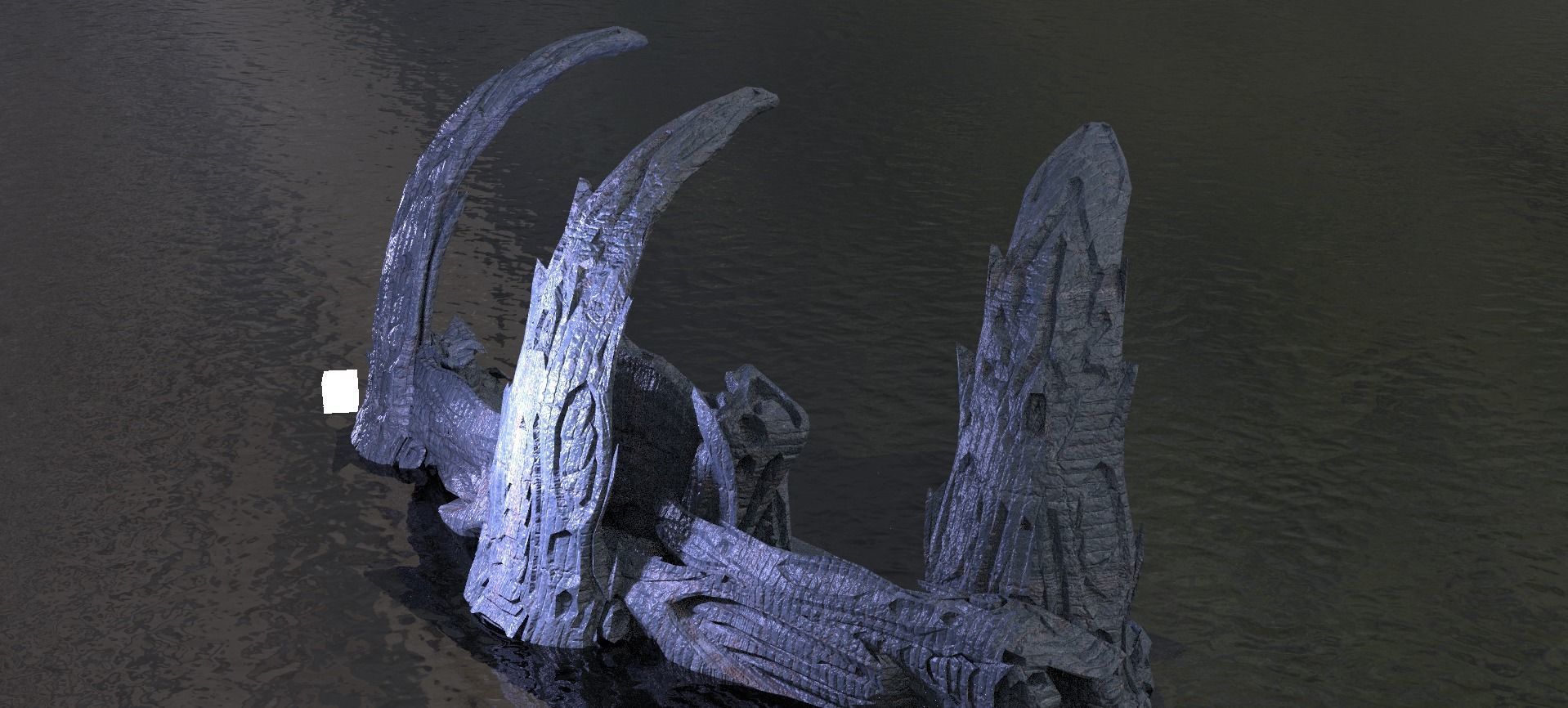 Wraith Hive bridge arch 1 3D model | CGTrader