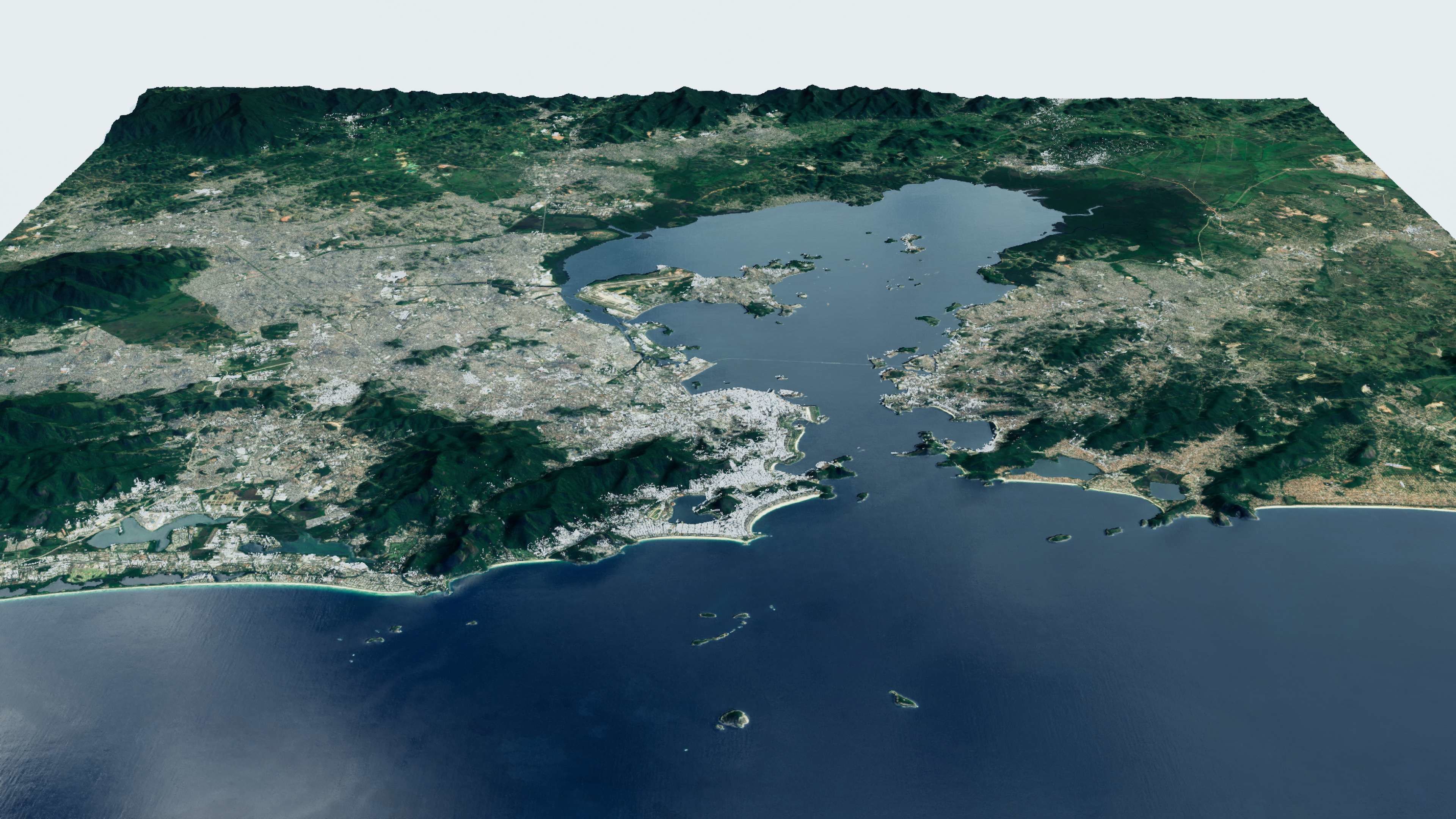 Rio de Janeiro Brazil City Landscape 3D Model 3D model | CGTrader