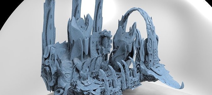 Wraith Hive platform Ship platform structures 3D model | CGTrader