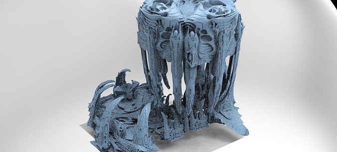 Wraith Hive Alien Platform 6 3D model | CGTrader