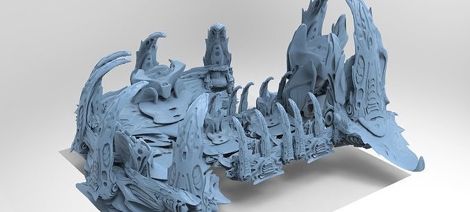 Wraith Hive Alien Platform huge 7 3D model | CGTrader