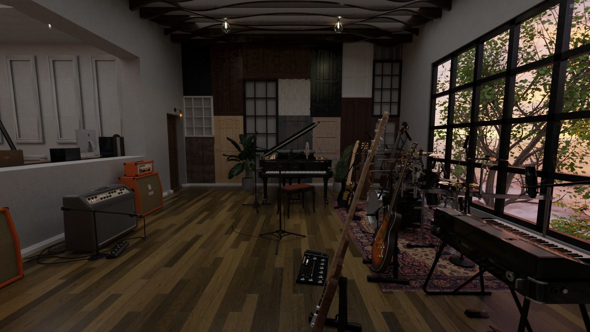 Music Studio 3D model | CGTrader