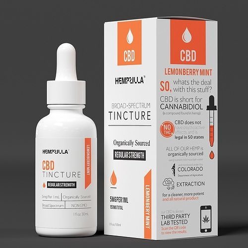 3D model Hempzilla CBD Lemon Berry Mint VR / AR / low-poly | CGTrader