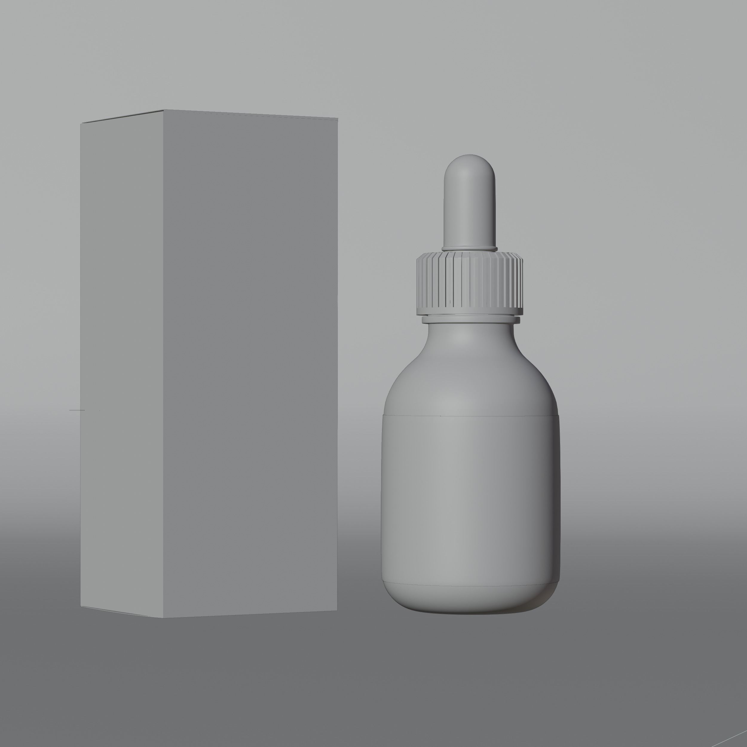 3D model Dropper Bottle Mockup 2 VR / AR / low-poly | CGTrader