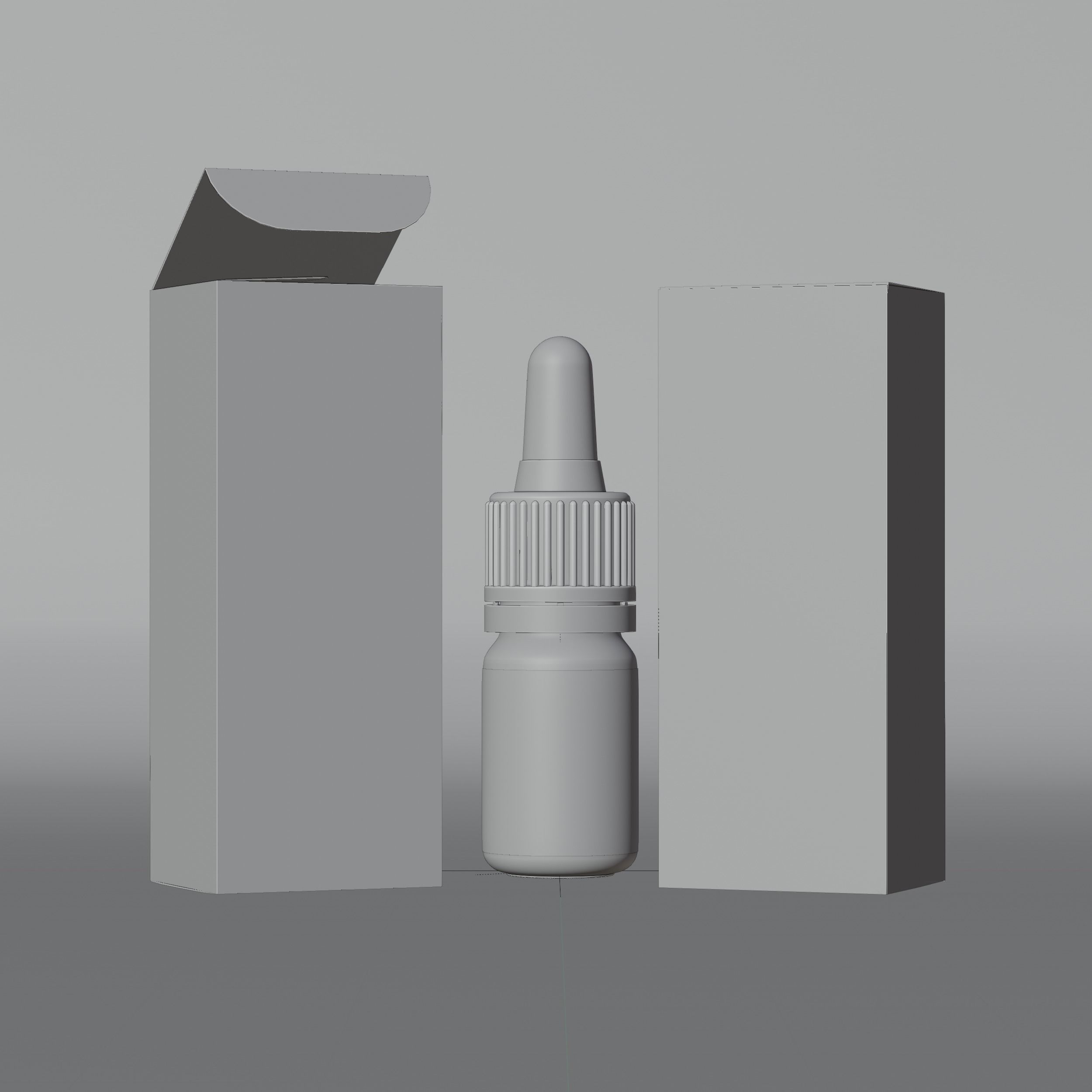 3D model Dropper Bottle Mockup 1 VR / AR / low-poly | CGTrader