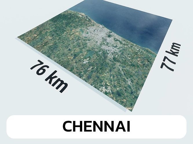 Chennai India City Landscape 3D Model 3D model | CGTrader