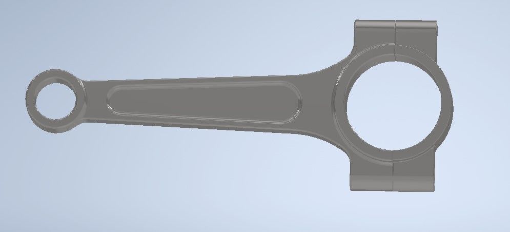 engine connecting rod 3D model 3D printable | CGTrader