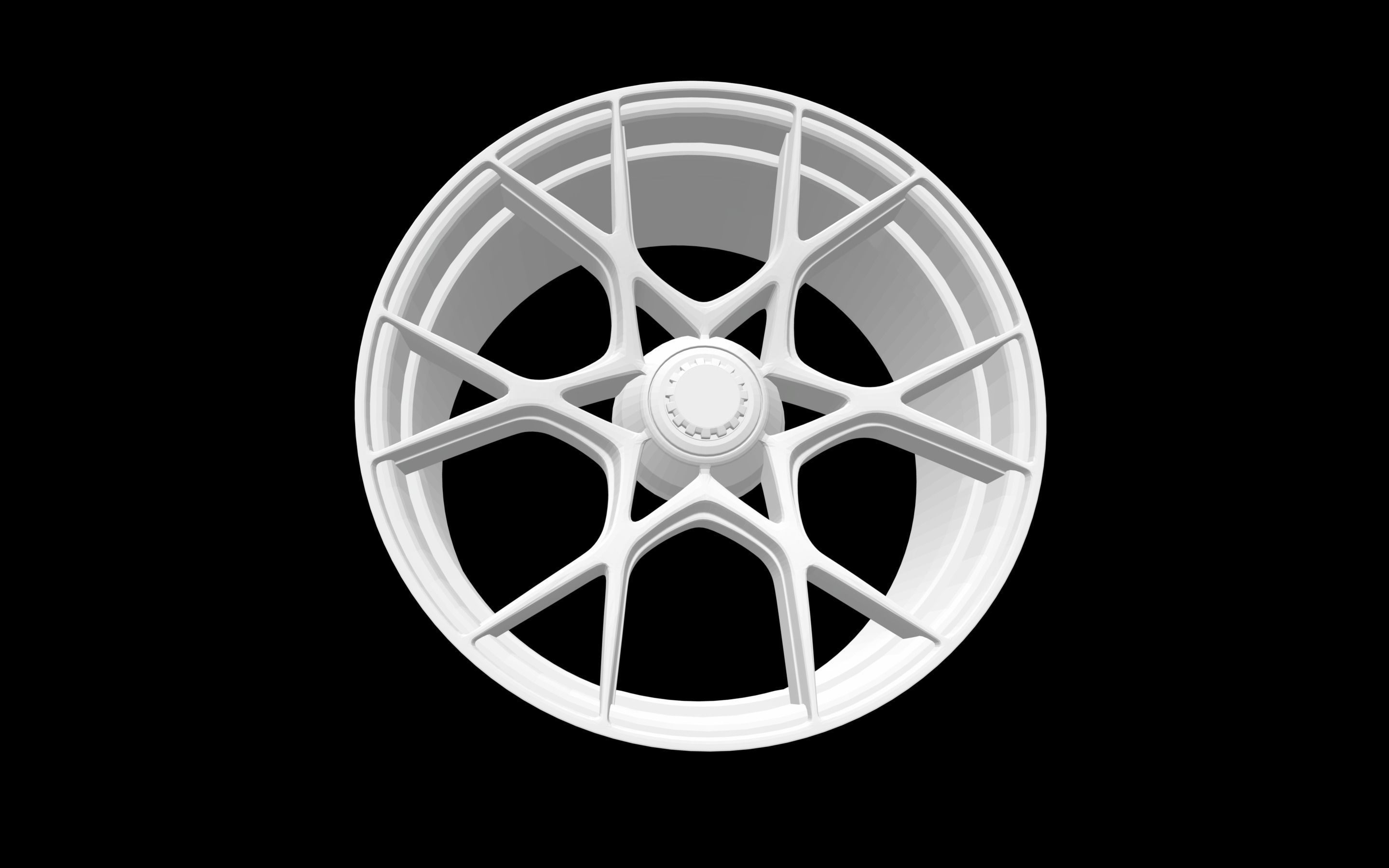 Porsche cayman gt4 rs oem scalable and printable rims 3D model 3D ...