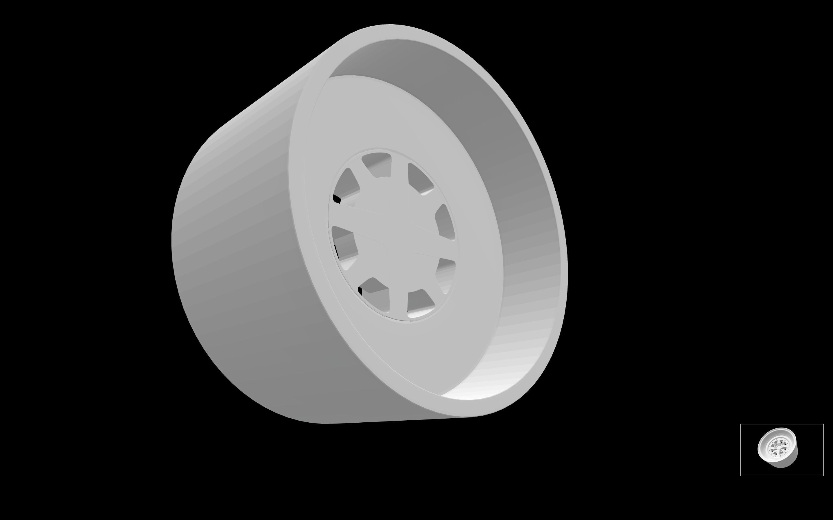 Gotti 5T scalable and printable rims 3D model 3D printable | CGTrader