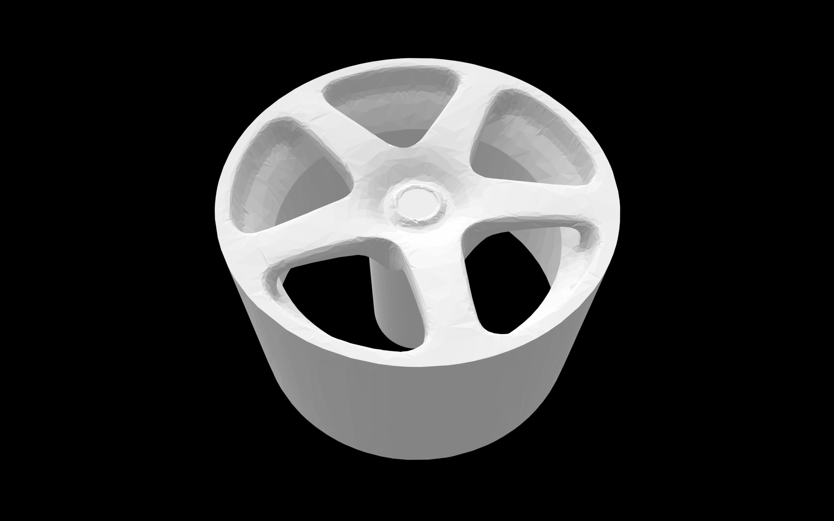 RUF oem scalable and printable rims 3D model 3D printable | CGTrader