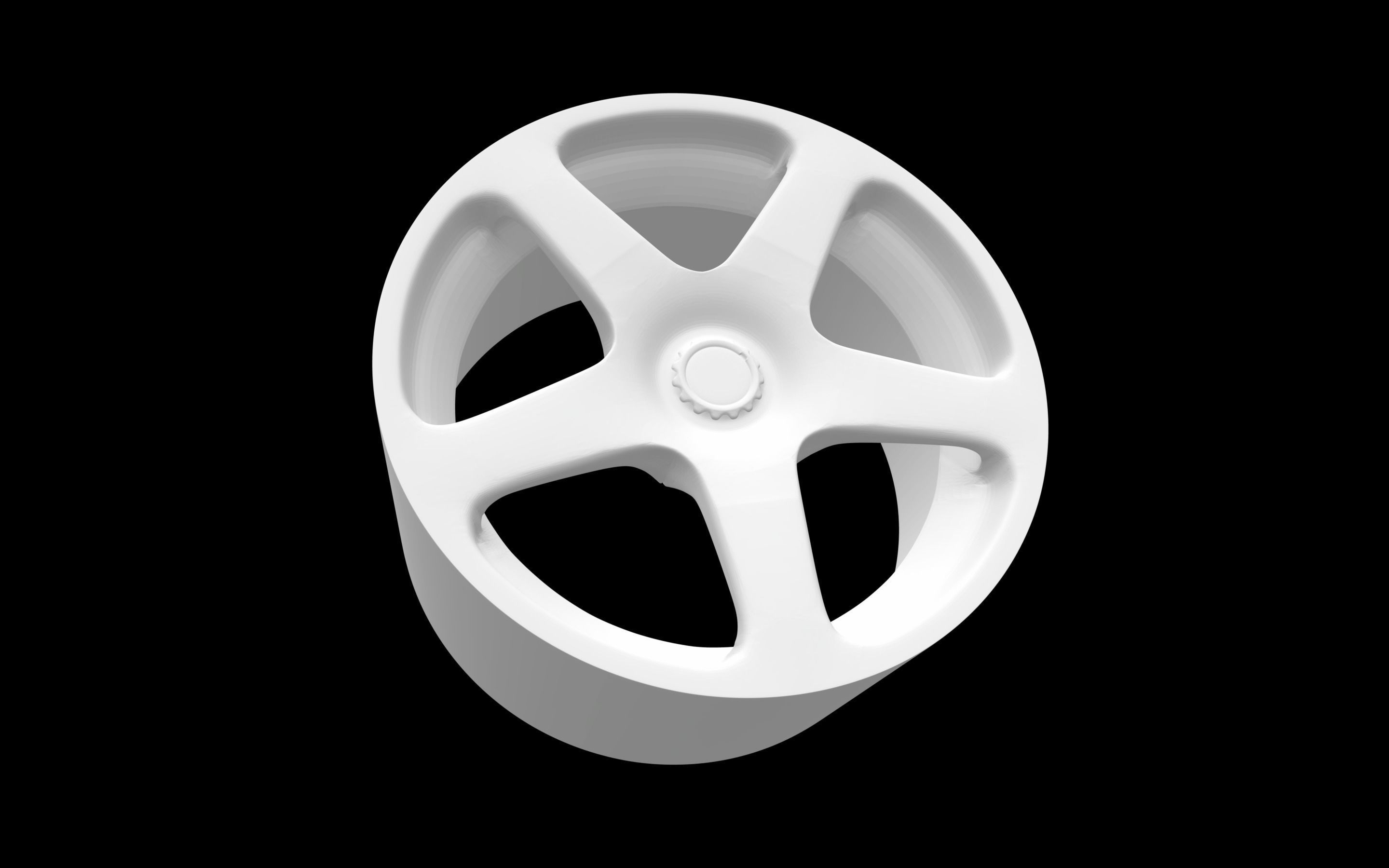 RUF oem scalable and printable rims 3D model 3D printable | CGTrader