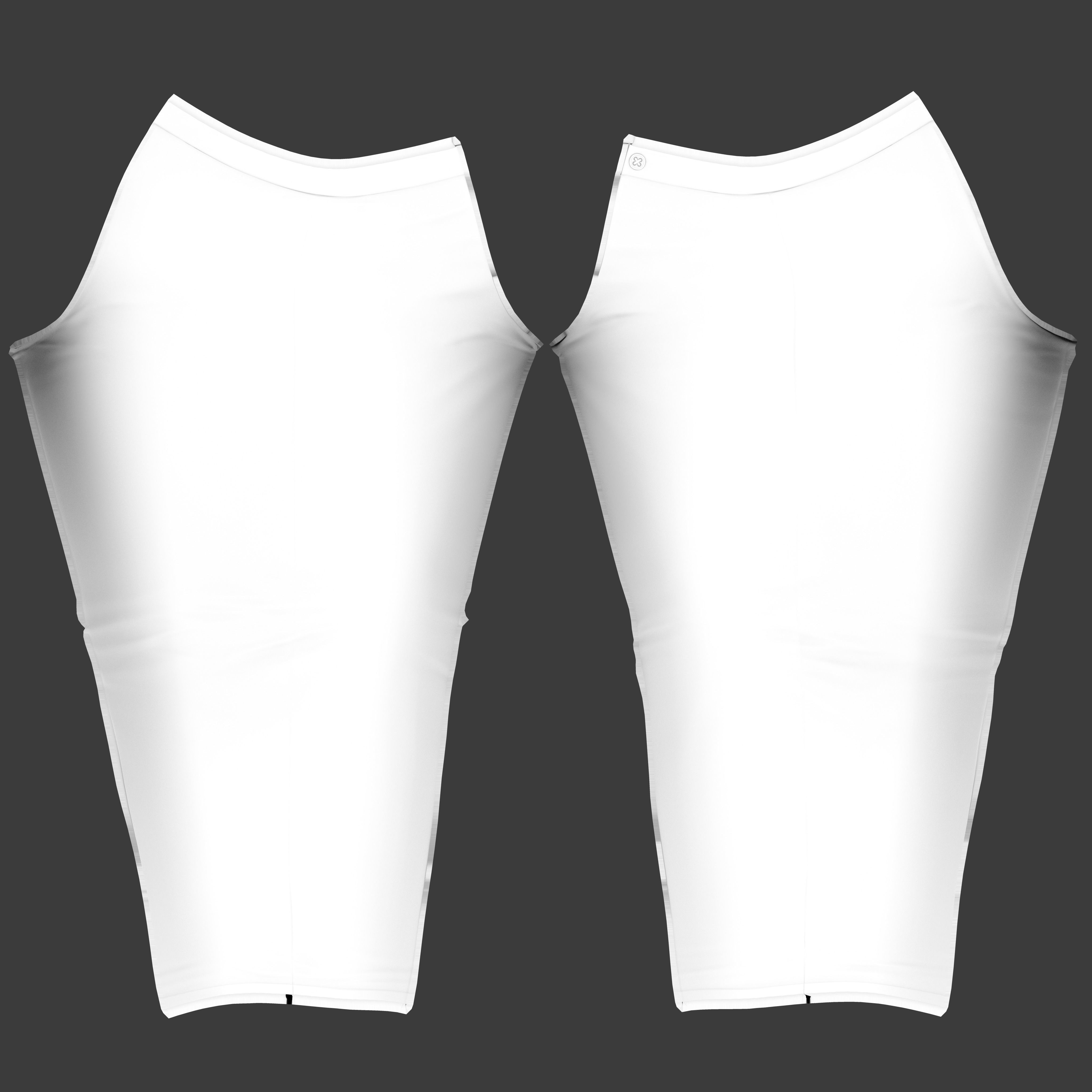 3D model Brown Tight Fit Pants VR / AR / low-poly | CGTrader