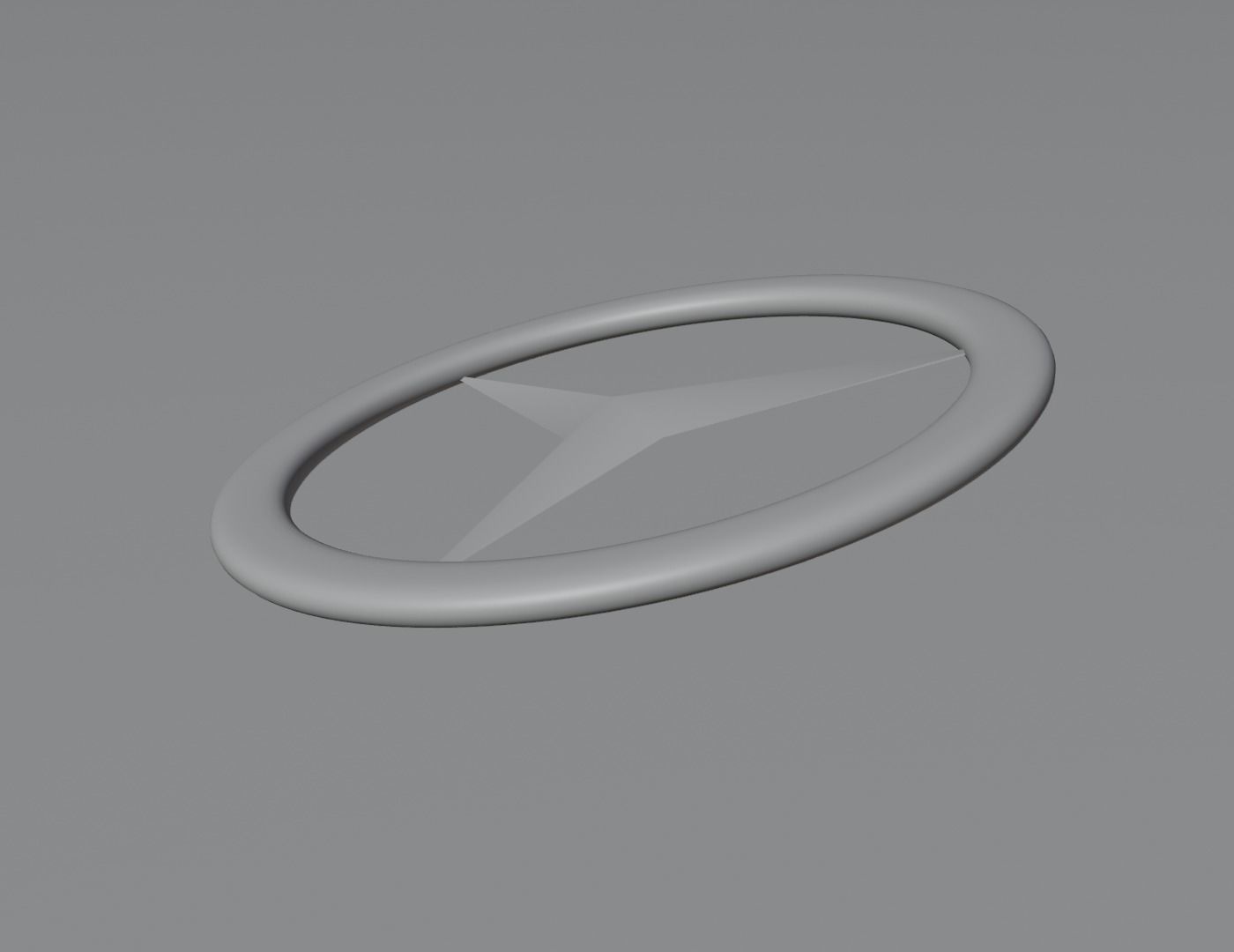 3D model Mercedes logo VR / AR / low-poly | CGTrader