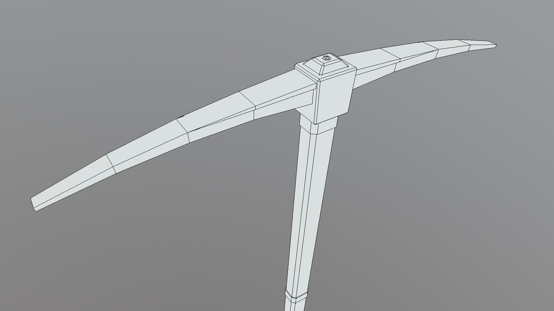 3D model Pickaxe - Silver VR / AR / low-poly | CGTrader