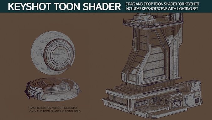 Toon Shader for Keyshot Texture | CGTrader