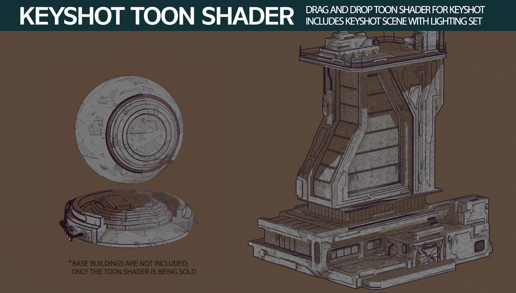 Toon Shader for Keyshot Texture | CGTrader