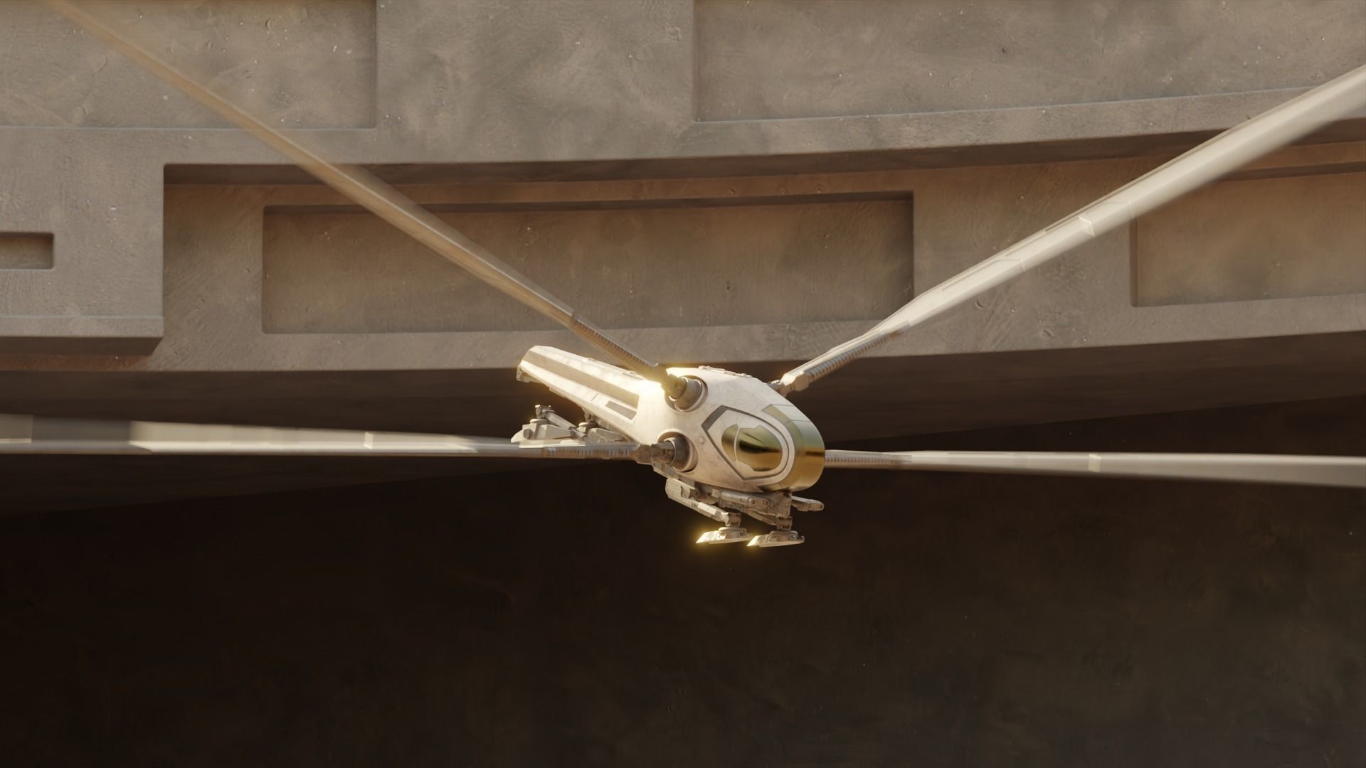 Dune Ornithopter 3D model rigged | CGTrader