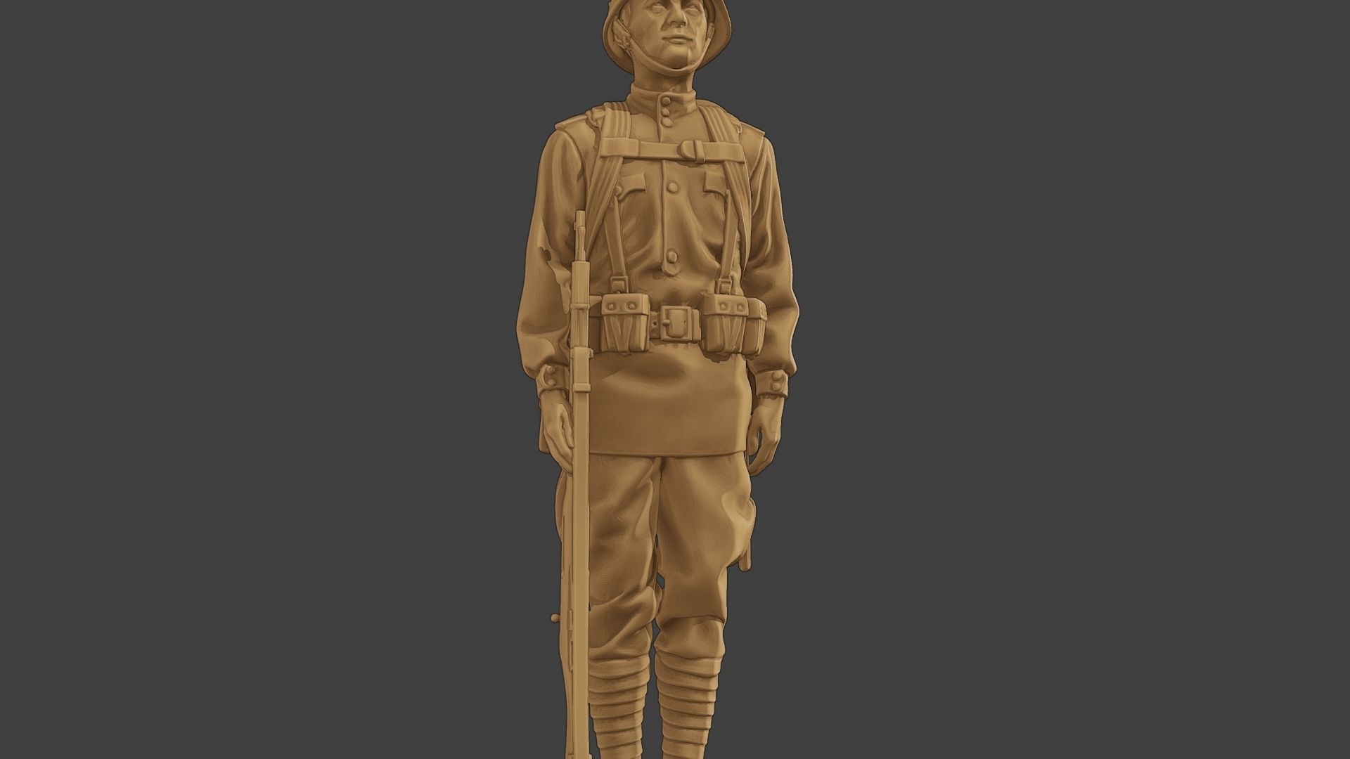 Russian soldier ww2 R1 000 free 3D model 3D printable | CGTrader
