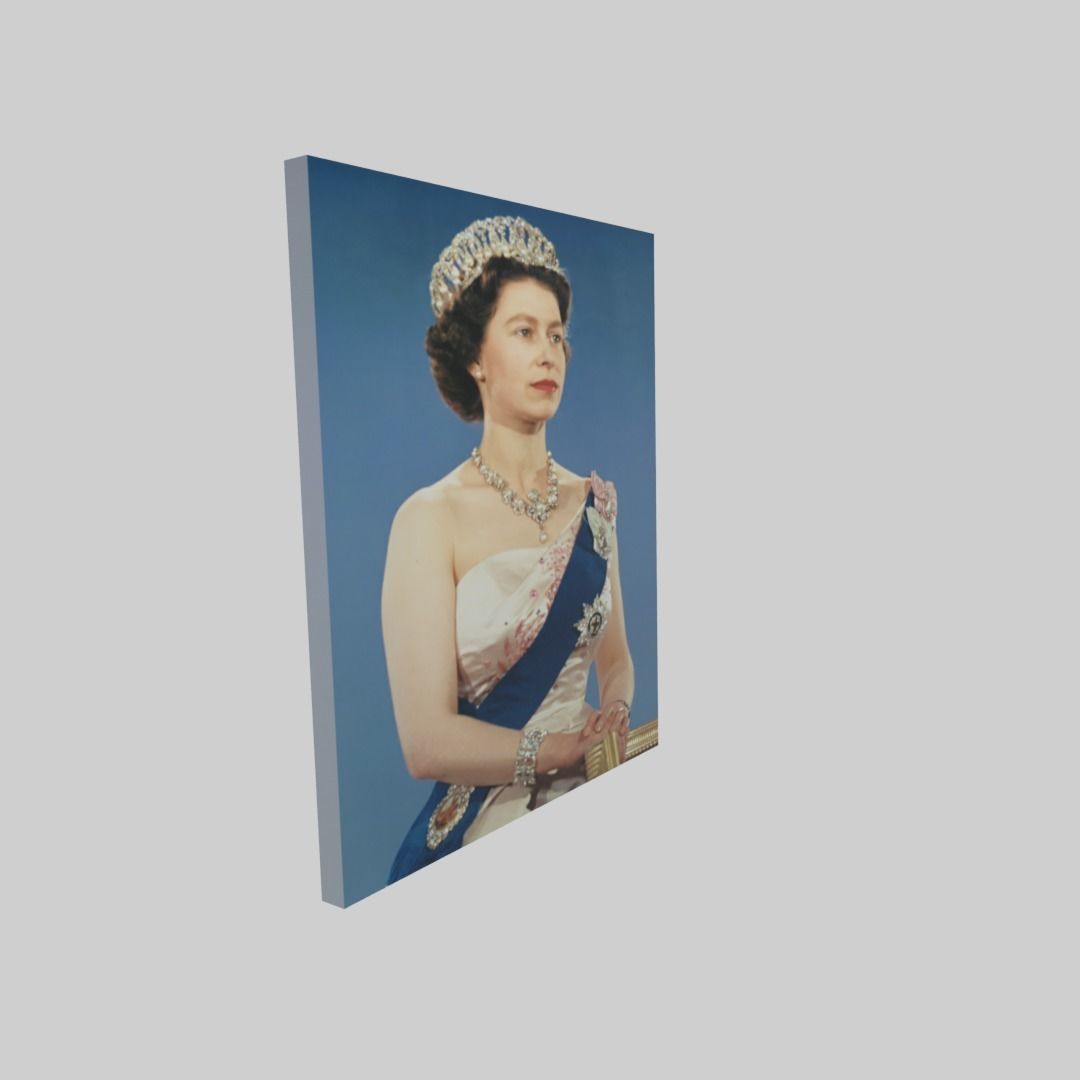 3D model Queen Elizabeth portrait VR / AR / low-poly | CGTrader