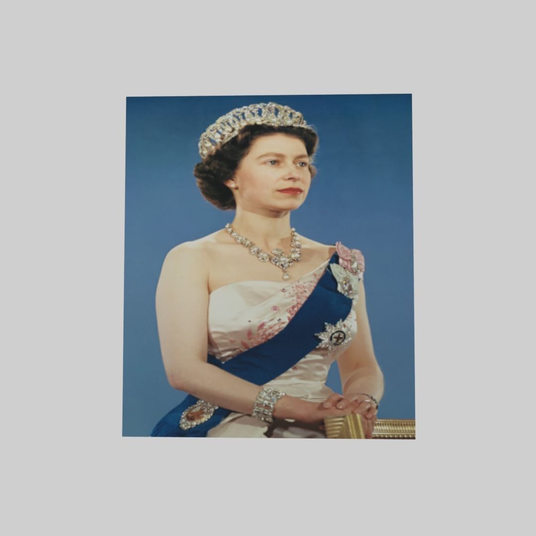 3D model Queen Elizabeth portrait VR / AR / low-poly | CGTrader