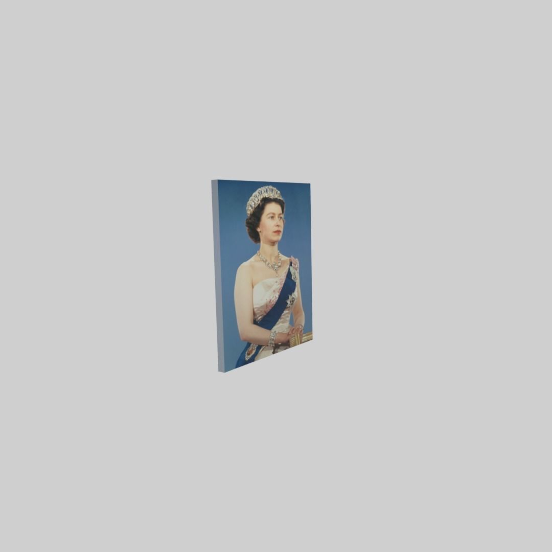 3D model Queen Elizabeth portrait VR / AR / low-poly | CGTrader