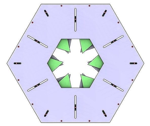 LS-OCMA6BL70 open and close mechanism design plan 3D model 3D printable ...