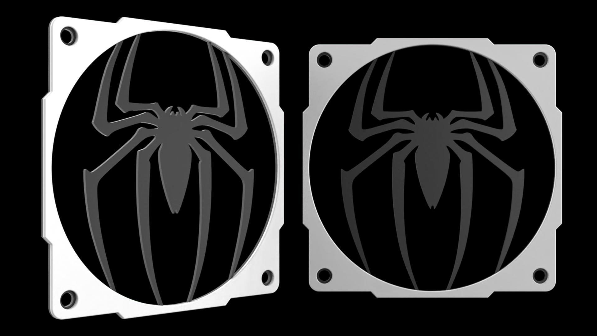 Fan Grill - Diehard series - SpiderMan 3D model 3D printable | CGTrader
