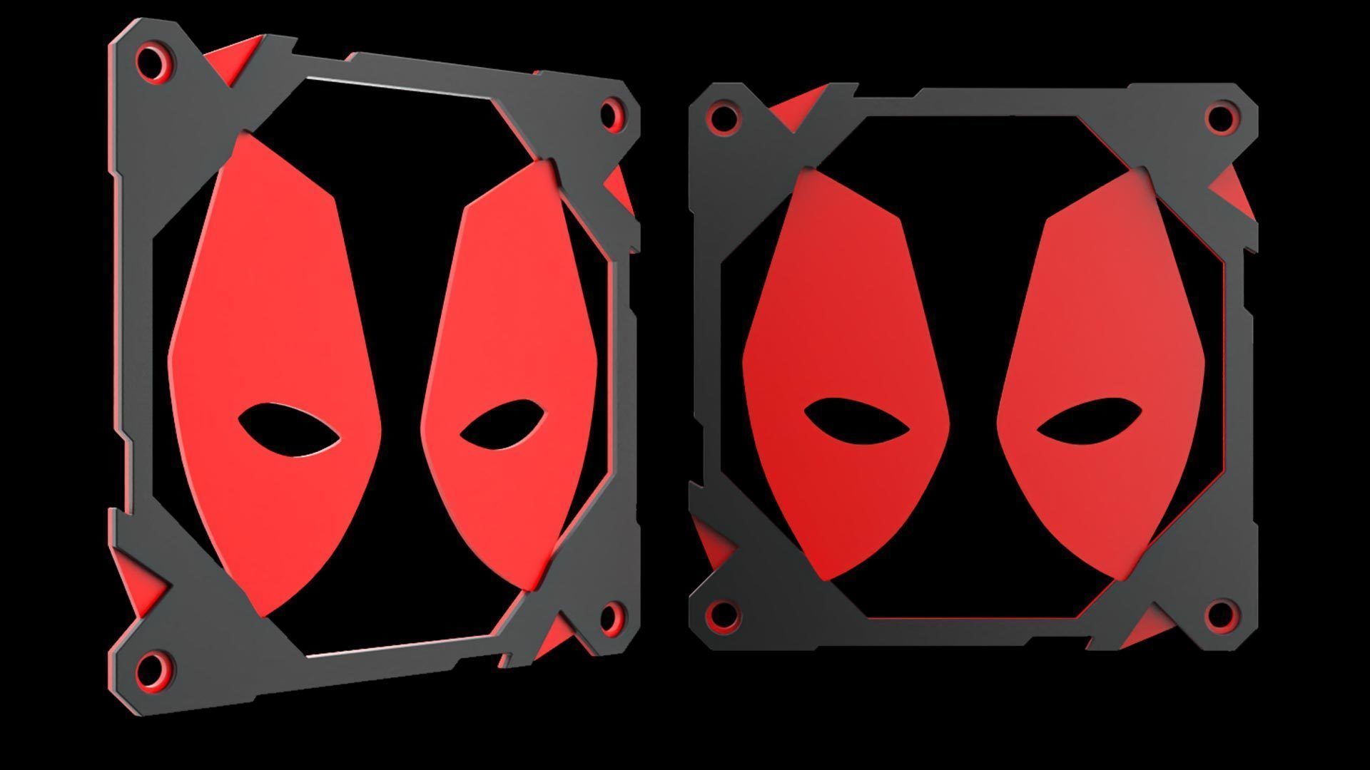 Fan Grill - Cyber series - Deadpool 3D model 3D printable | CGTrader