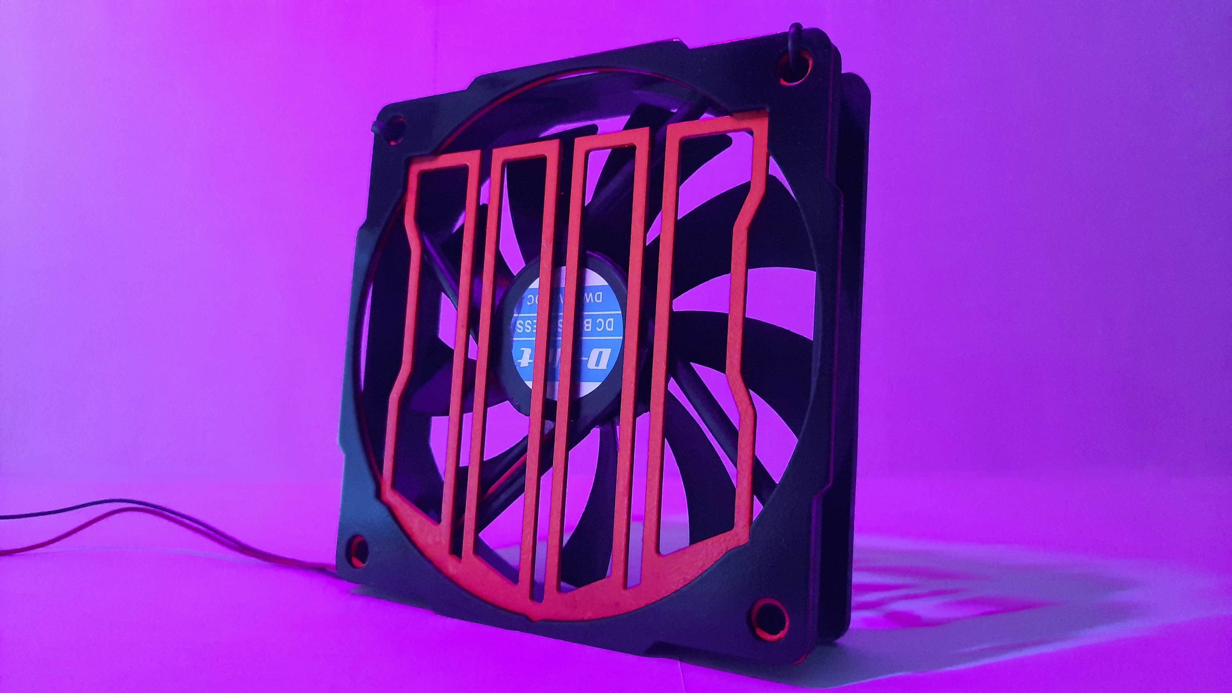 Fan Grill - Cyber series - ROG 3D model 3D printable | CGTrader
