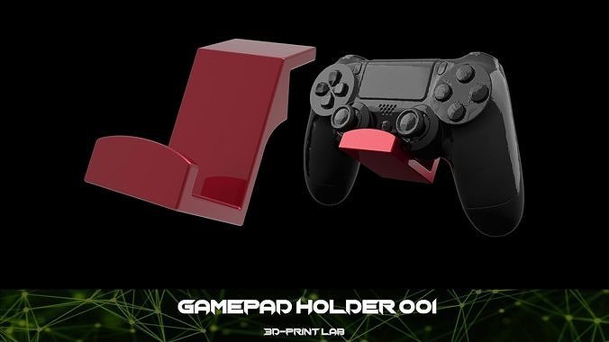Gamepad holder 001 3D model 3D printable | CGTrader