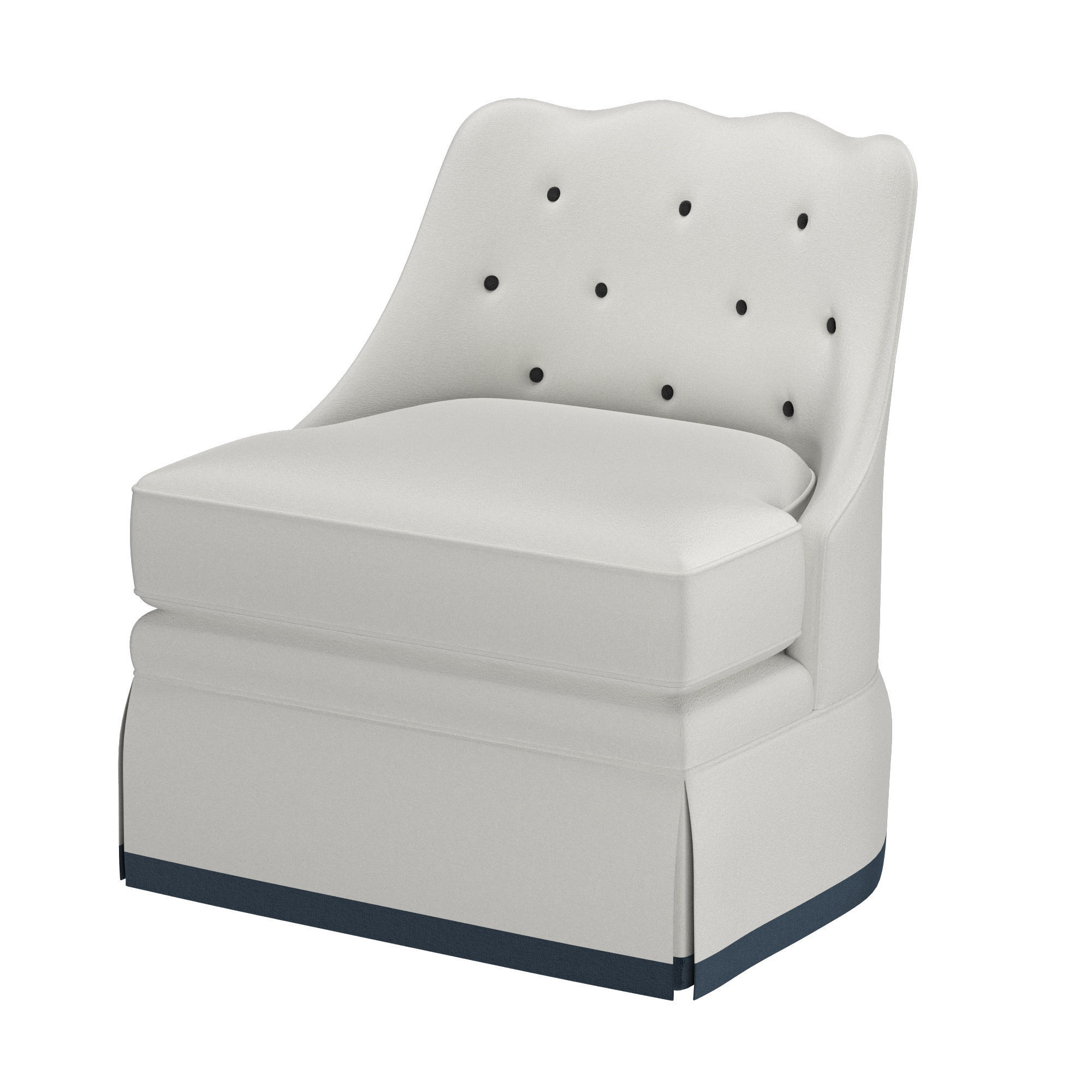 BRENTWOOD CHAIR WITH SKIRT 3D model | CGTrader