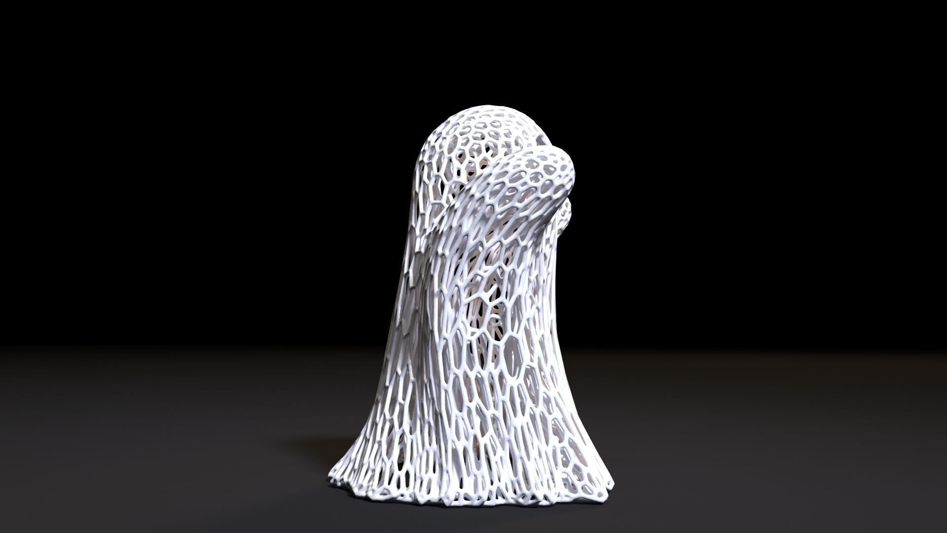 Ghost sculpture 3D model 3D printable | CGTrader