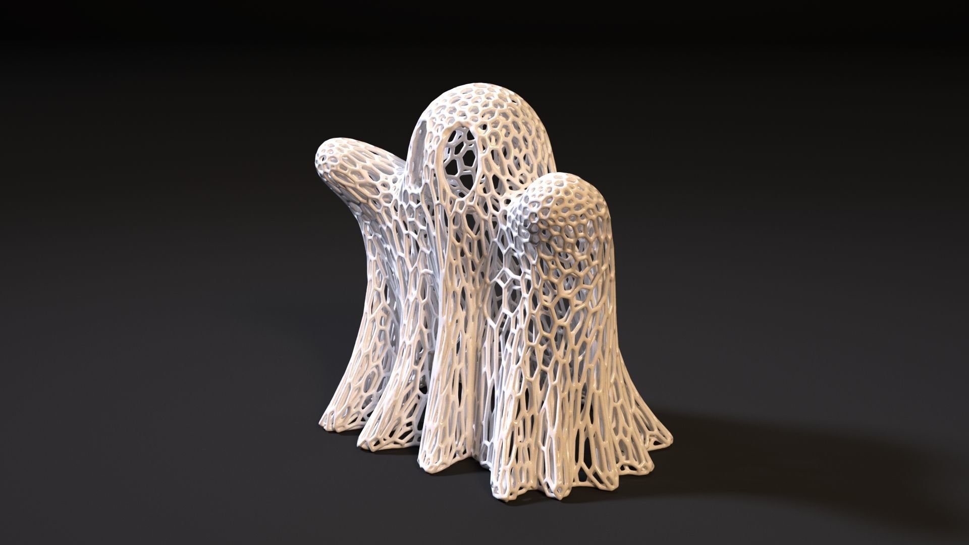 Ghost sculpture 3D model 3D printable | CGTrader